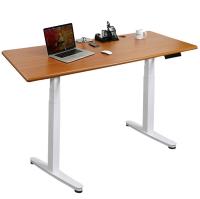 China 2023 Dual Motor Electric Sit Standing Study Table Modern Luxury CEO Office Desk for Adult for sale