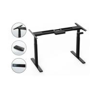 China Adjustable Electric Sit Stand Up Desk for Laptop Gaming Work 25 mm/s Speed 80 kgs Capacity for sale