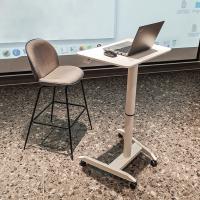 China Sit Stand Desk Adjustable Desk for Home and Office Pneumatic Workbench Modern Design for sale