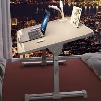 China Manual Height Adjustable Office Table Modern Design for Cafe and Workstations for sale