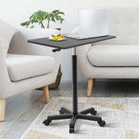 China Pneumatic Base Standing Desk for Mini Bar Counter in Small Wooden Home Office and Laptop for sale