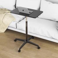 China Pneumatic Base Standing Desk for Mini Bar Counter in Small Wooden Home Office and Laptop for sale