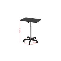 China Pneumatic Base Standing Desk for Mini Bar Counter in Small Wooden Home Office and Laptop for sale