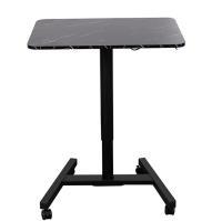 China Adjustable Black Wooden Computer Coffee Table for Movable Recording Studio Workstation for sale