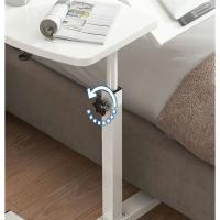 China White Modern Metal Manual Folding Office Desk Furniture with 2 Stage Height Adjustment for sale