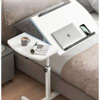 China White Modern Metal Manual Folding Office Desk Furniture with 2 Stage Height Adjustment for sale