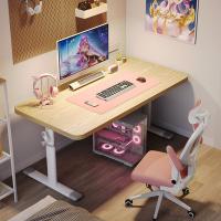 China Adjustable Height White Metal Writing Desk for Children's Study in Zhejiang Province for sale