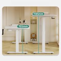 China Customized Manual Height Adjustable Wooden Hand Crank Gaming Desk for Living Room for sale