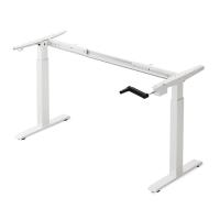 China Customized Manual Height Adjustable Wooden Hand Crank Gaming Desk for Living Room for sale