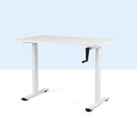 China Home Office Laptop Standing Desk with White Wooden Mini Bar Counter and Luxury Style for sale