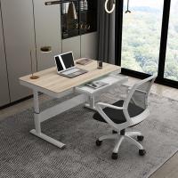 China Height Adjustable Manual Custom White Wooden Executive Director Office Desk Furniture for sale