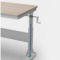 China SPCC Steel Frame Luxury Garden Art Slab Table for Outdoor Balcony Adjust Petite Style for sale