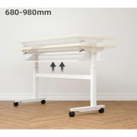 China Manual Height Adjustable Wooden Foldable Standing Computer Desk for Modern Office for sale