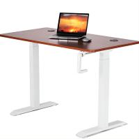 China Customizable Bamboo Adjustable Desk for Kids 80 kgs/lbs Capacity Rustic Brown Finish for sale