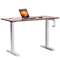 China 80 kgs/lbs capacity multifunctional study desk brown wooden top modern nordic design for sale