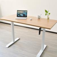 China 80 kgs/lbs capacity multifunctional study desk brown wooden top modern nordic design for sale
