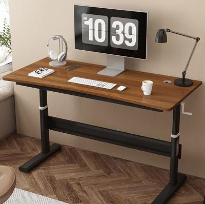 China Commercial Furniture 600mm Manual Height Adjustable Coffee Standing Table for Office for sale