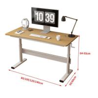 China Commercial Furniture 600mm Manual Height Adjustable Coffee Standing Table for Office for sale