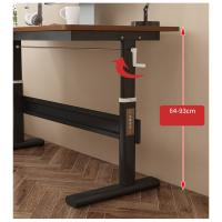 China Commercial Furniture 600mm Manual Height Adjustable Coffee Standing Table for Office for sale