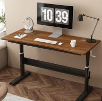 China Customizable Luxury Style Brown Wooden Modern CEO Office Desk Table for Adult 600 mm for sale