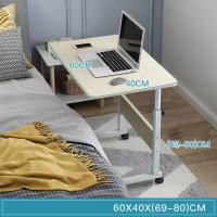 China Commercial Furniture Manual Height Adjustable Desk for Home Office Wooden Gaming Work for sale