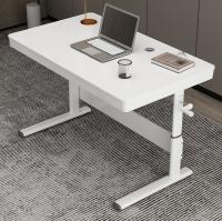 China Multifunctional Small Desk for Room White Electric Wooden Standup Office Coffee Table for sale