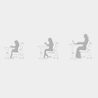 China Manual Height Adjustment Standing Desk for Big Home Office Storage and Laptop 600mm for sale