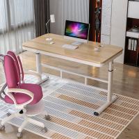 China Black Glass Wooden Modern CEO Office Desk with Manual Height Adjustment and Storage for sale
