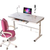 China Black Glass Wooden Modern CEO Office Desk with Manual Height Adjustment and Storage for sale