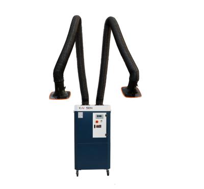 China Welding Fume Purifier Dust Collector 3kW With Double Flexible Arms for sale