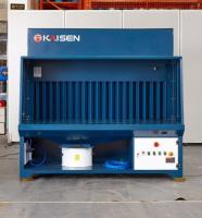 China Downdraft Grinding Dust Collector With Polyester Coated Cartridge Filters for sale