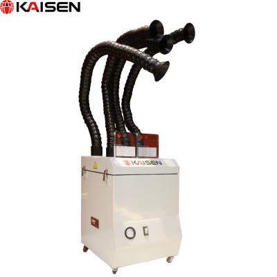 China Portable Soldering Fume Extractor Smoke Absorber With 4 Pieces 1.2m Suction Arm for sale