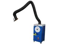 China Mobile Industrial Fume Extractor With PTFE Filter One Suction Arm Custom Color for sale