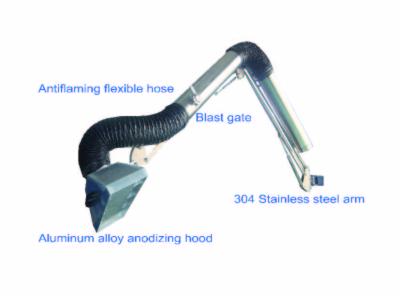 China Professional Fume Extraction Arms High Strength 304 Stainless Steel Material for sale