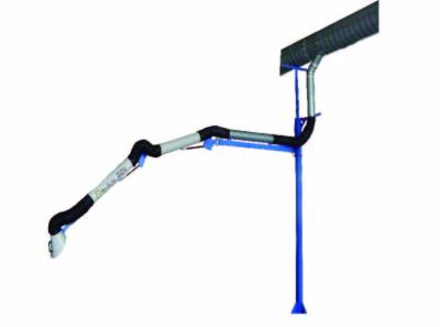 China 5m Length Dust Extraction Arm , Carbon Steel 160mm Diameter Welding Fume Arm for sale