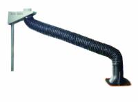 China Telescopic Internal Fume Extraction Arms 1.5m Length Plastic Suction Hood for sale