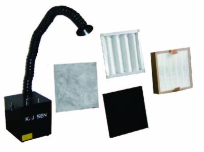 China Active Carbon Filter Soldering Fume Extractor For Soldering Iron / Laser Marking for sale