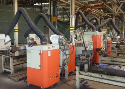 China Metal Suction Hood Mobile Fume Extractor 650x650x1200mm Overall Demension for sale