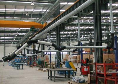 China DN160MM 3m Welding Fume Extraction Arms Anti Flaming Multiple Inlet Optional for sale