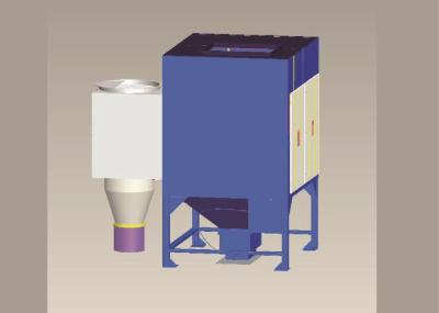 China Separated Large Fume Removal System , Air Flow Industrial Dust Extractor for sale
