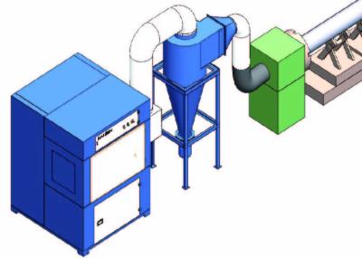 China Efficient Plasma Fume Extractor With Pretreater / Cyclone Separator for sale