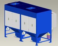 China Speed Adjustable Industrial Dust Collector , Precise Filter Dust Collector Control System for sale