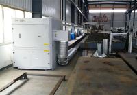 China Plasma steep pipe cutting fume collecting unit system with pressure difference cleaning for sale