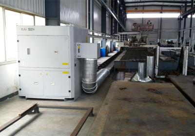 China Plasma steel cutting fume extraction system with pressure difference cleaning for sale