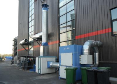 China Durable Central Dust Collector Polyester Coated Filter Independent Fan Electrics Box for sale