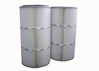 China Membrane Polyester Cartridge Filter Flame Retardant 10 ㎡ Filtering Area for sale