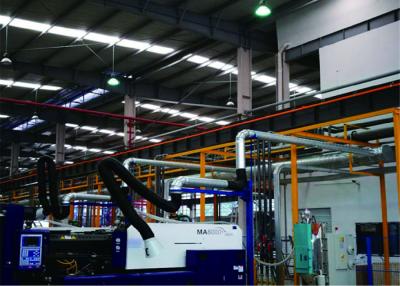 China 200 Mm Dia Welding Extraction Arm , 2m Extended Rod Dust Fume Exhaust Arm for sale