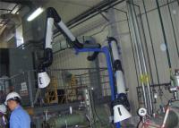 China Professional Welding Extraction Arm , Flexible Exhaust Arm With Fixing Bracket for sale