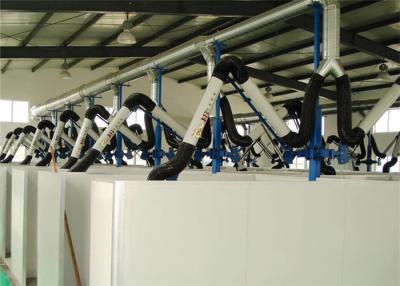 China Center External Suction Fume Extraction Arms Retractable Flexible Led Light for sale