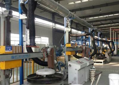 China Grinding Dust Internal Suction Fume Extraction Arms PVC Material Stainless Steel Support for sale
